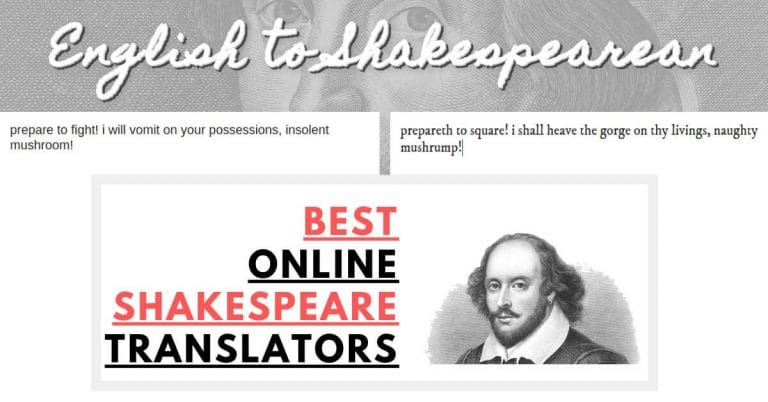 11 Best Shakespeare Translator (Shakespeare to English Translator)