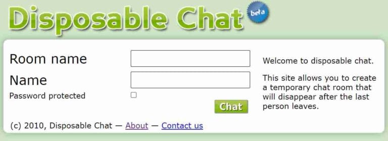 11 Online Disposable Chat Rooms (Temporary & Private Chat Rooms)