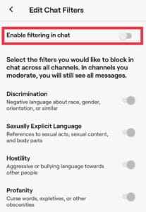 How to Turn Off Profanity Filter Twitch on Mobile & Desktop