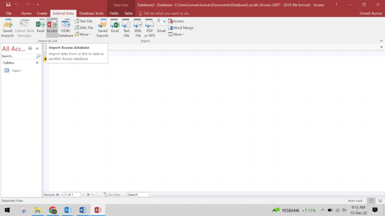 How Do I Fix Unrecognized Database Format [file.accdb] Error?