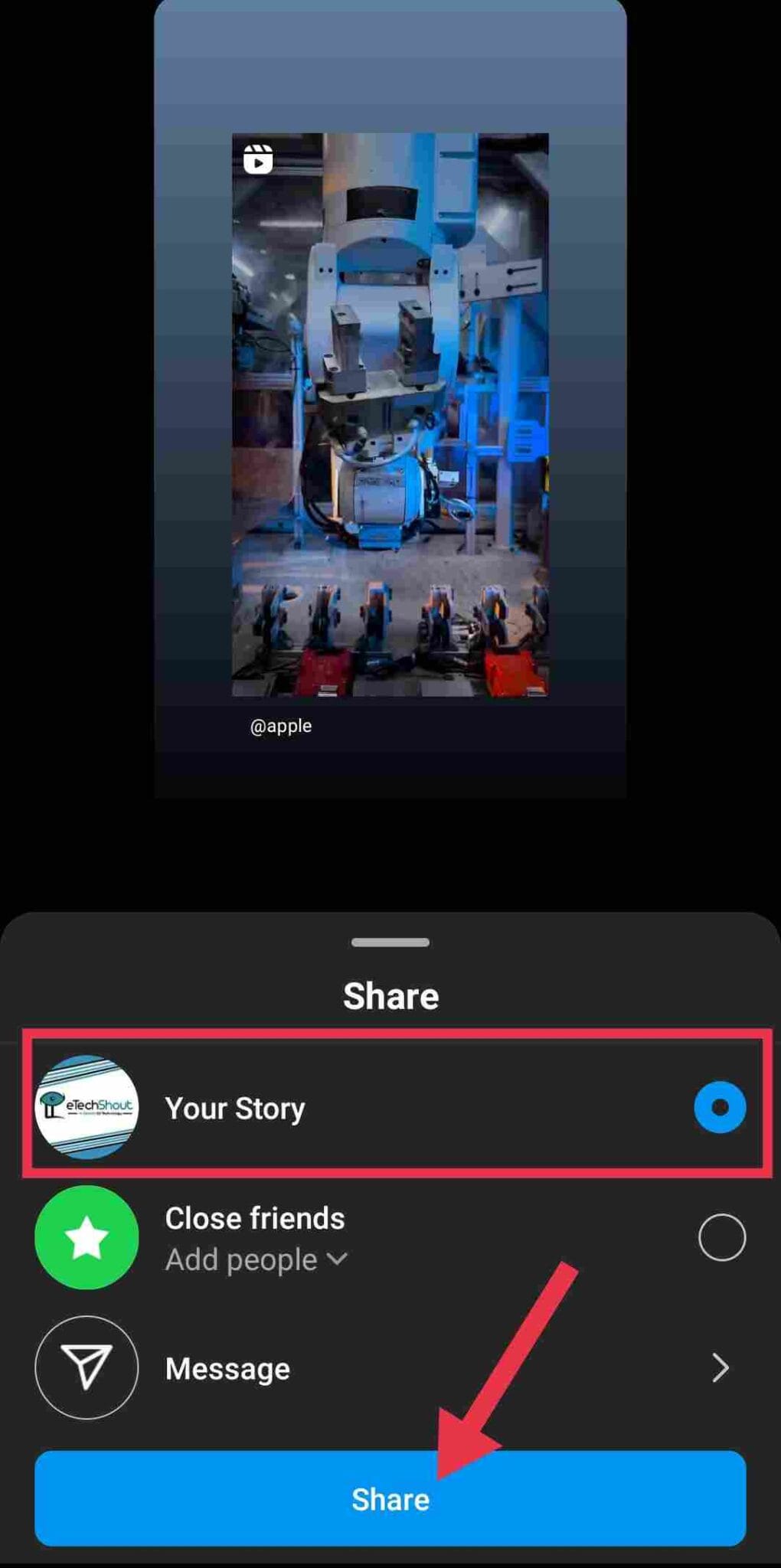 How to Share Full Reels on Instagram Story (4 Easy & Working Methods)