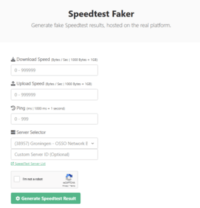 3 Fake Internet Speed Test Generator Tools