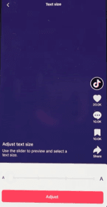 How to Change Text Size in TikTok (Easy Way)